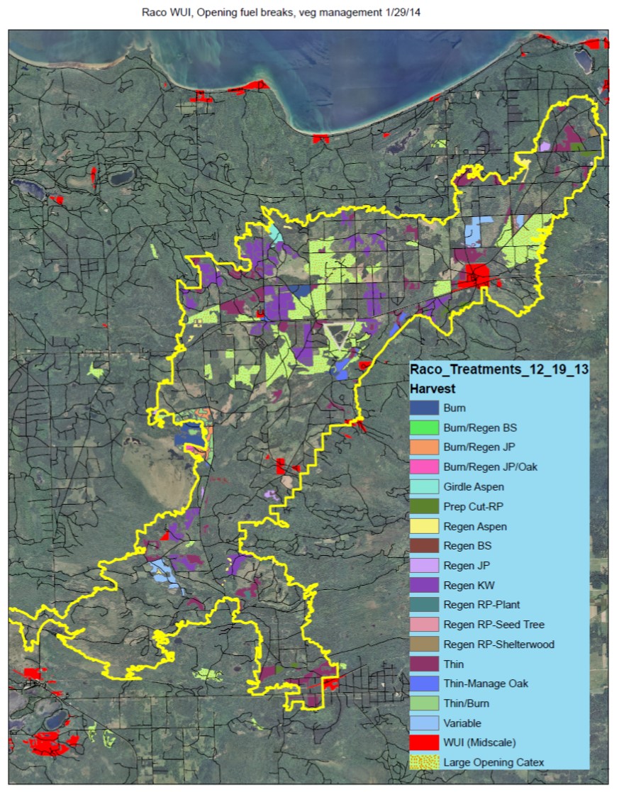 Hiawatha National Forest: Raco Project | Climate Change Response Framework